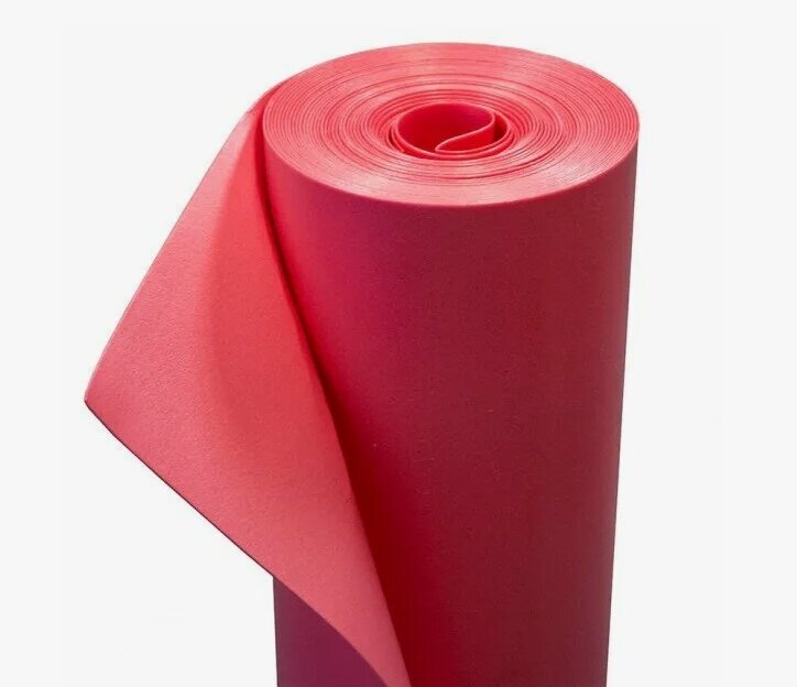 Подложка под кварцвиниловую плитку Isolon EcoHeat, сшитый полиэтилен, толщ. 1 мм, 1х8 м, 8 м2