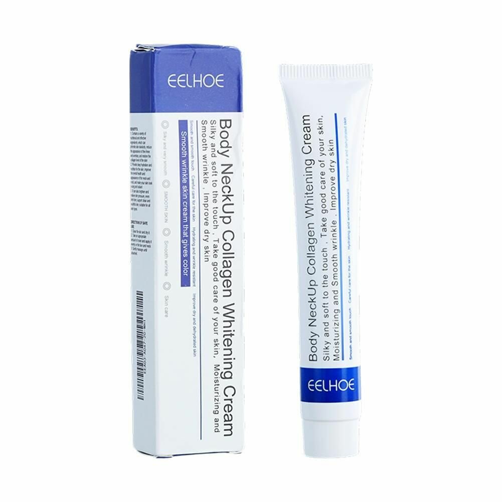 20 г Коллагеновый крем для шеи Отбеливает, укрепляет и уменьшает морщины на шее. подтягивает,