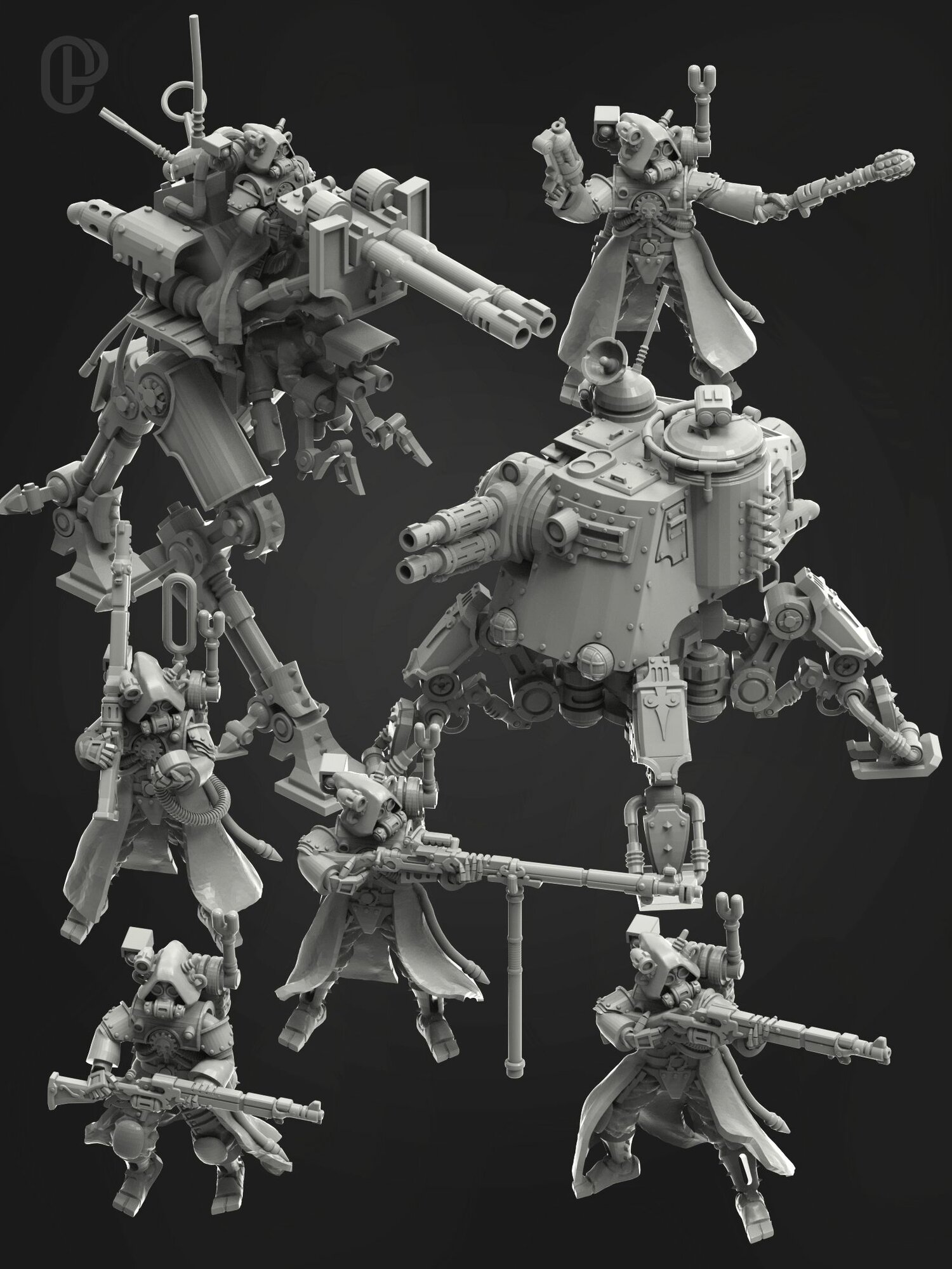 Набор миниатюр Adeptus Mechanicus / Вархаммер 40000 - Warhammer 40K (36мм)