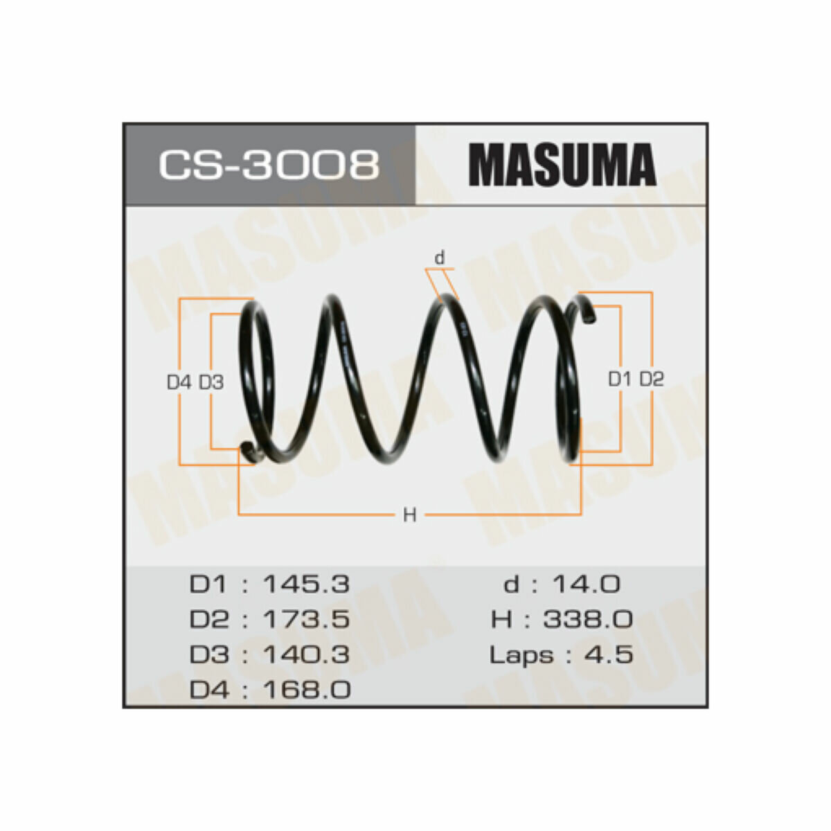 Пружина Подвески(Masuma Cs-3008)