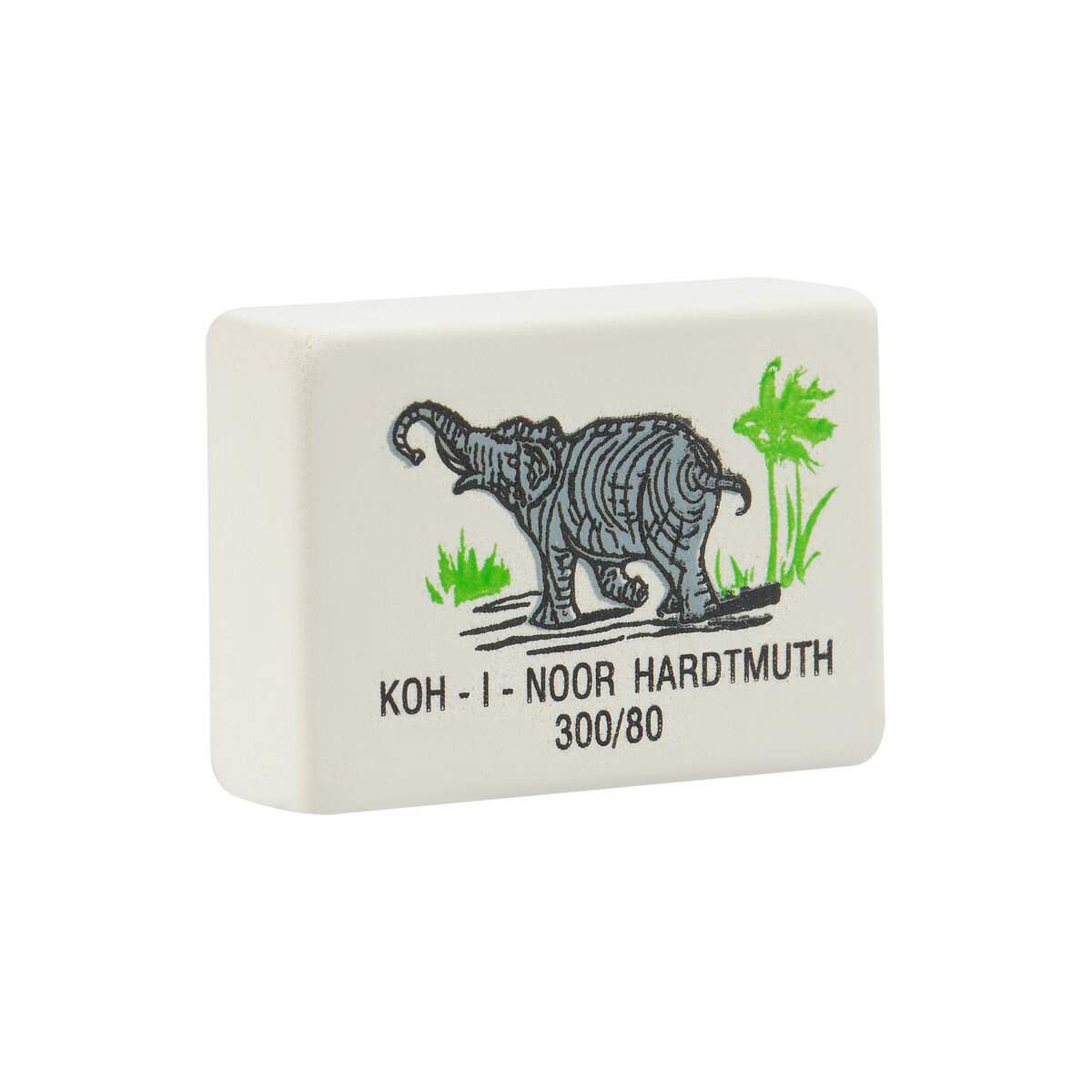 Комплект 80 шт, Ластик Koh-I-Noor "Elephant" 300/80, прямоугольный, натуральный каучук, 26*18.5*8мм, цветной