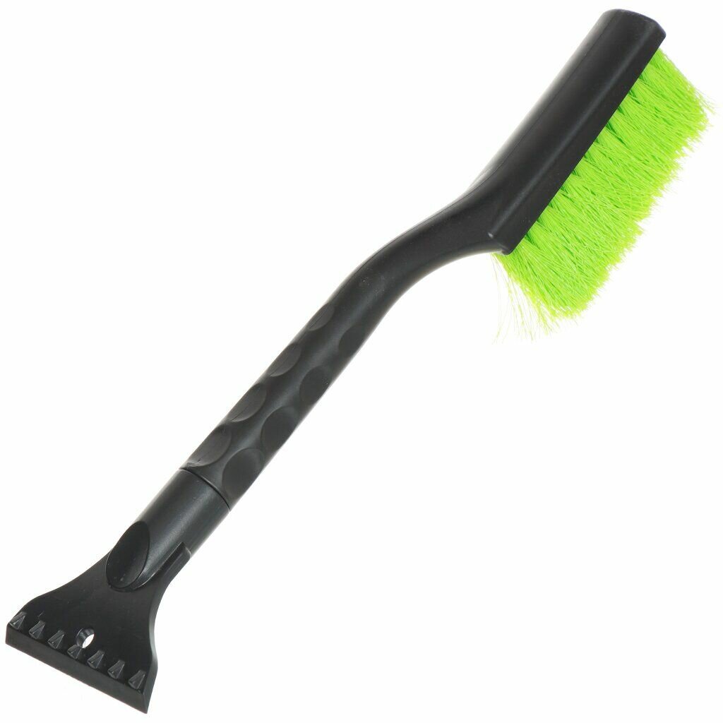 Автомобильная щетка Tornado для снега, 40 см, со скребком, черно-зеленая