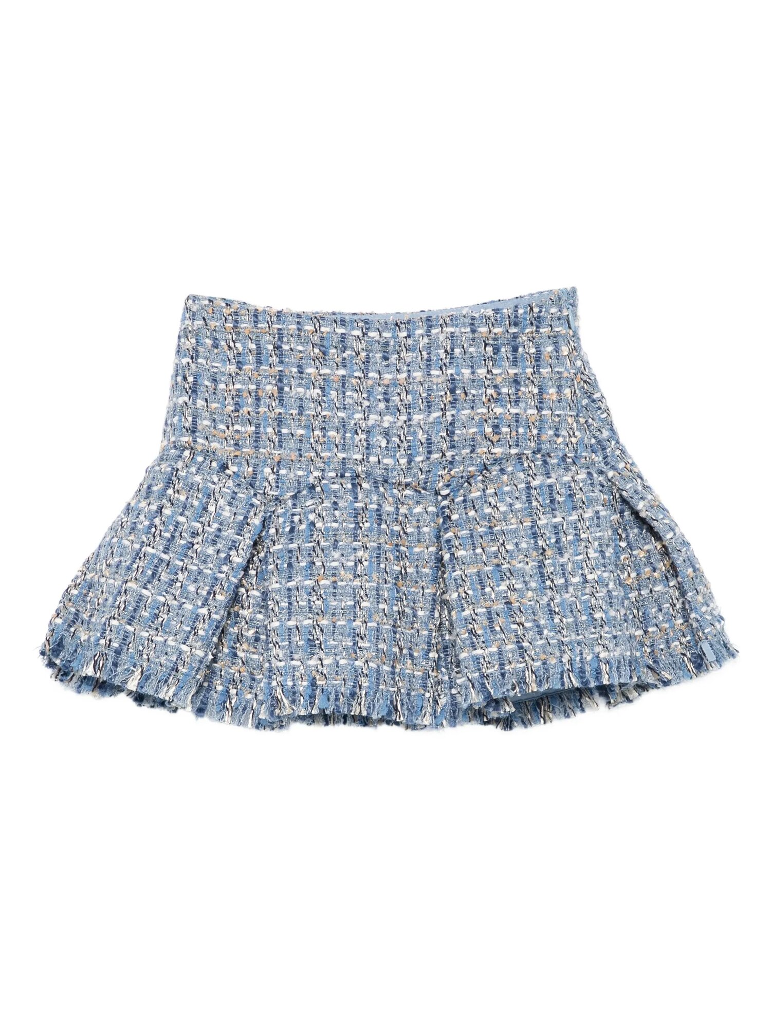 Юбка Tweed pleated-hem skirt