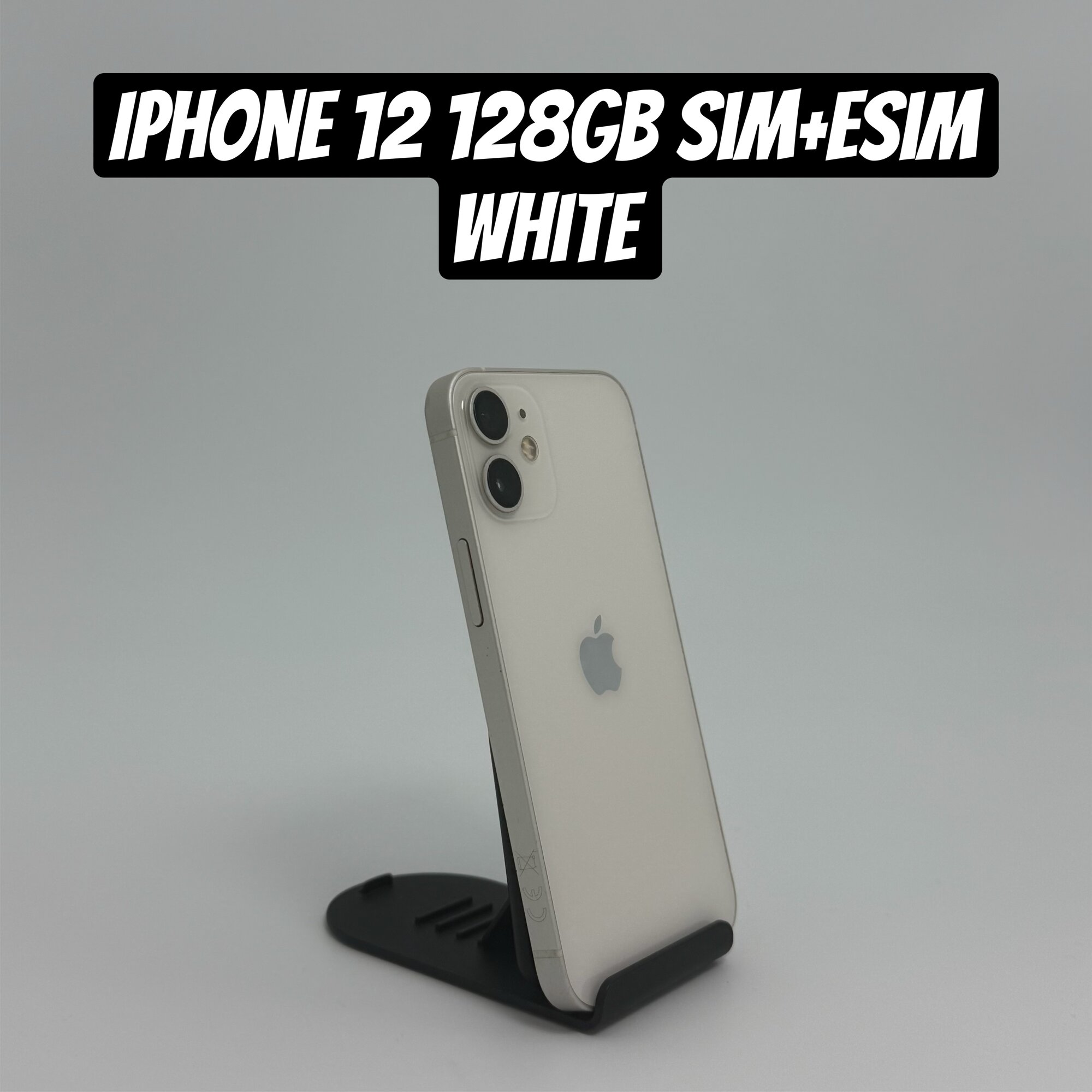 Смартфон Apple iPhone 12 128 ГБ, nano SIM+eSIM, RU, белый