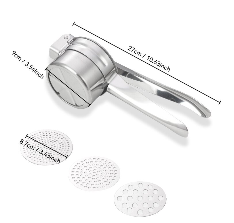 Пресс для картофеля "Звезды отечественной фантастики", из легированной стали, длина 27см