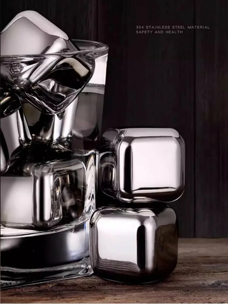 Многоразовые кубики льда 12 шт для напитков охлаждение без разводов гигиеничные