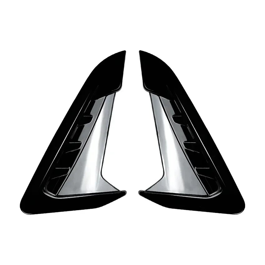 Для BMW X3 X4 G01 G02 M Sport 2018-2023 Стайлинг автомобиля ABS автомобильные жабры боковое крыло вентиляционные декоративные наклейки аксессуары для тюнинга автомобиля Gloss Black