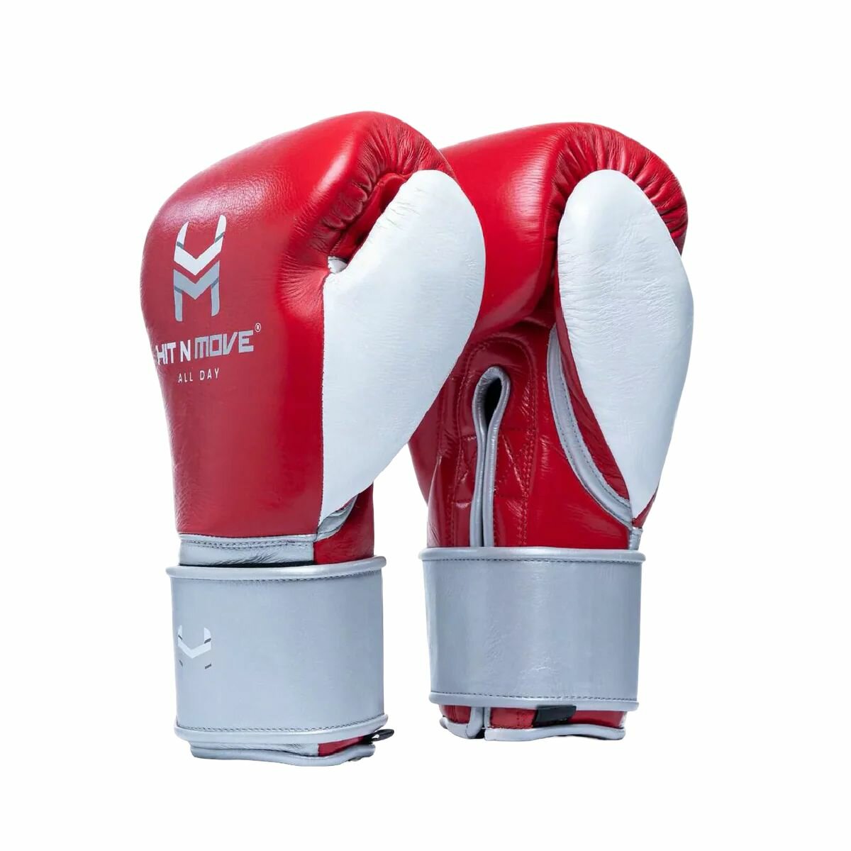 Перчатки боксерские HIT N MOVE Suvari Horse Hair Boxing Gloves, 14 унций, красные