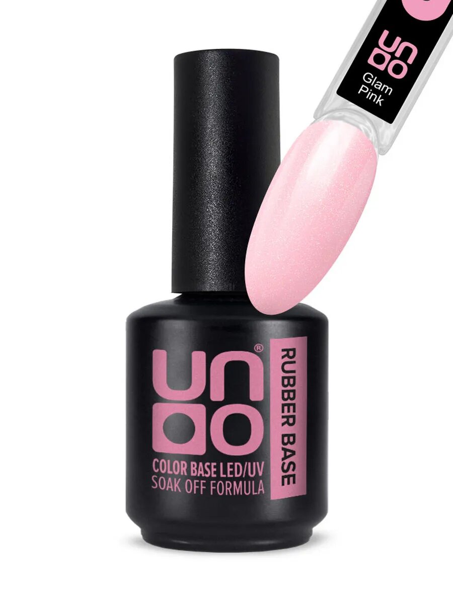 Гель-лак базовый Rubber Color Base Gel, 12 г Glam Pink