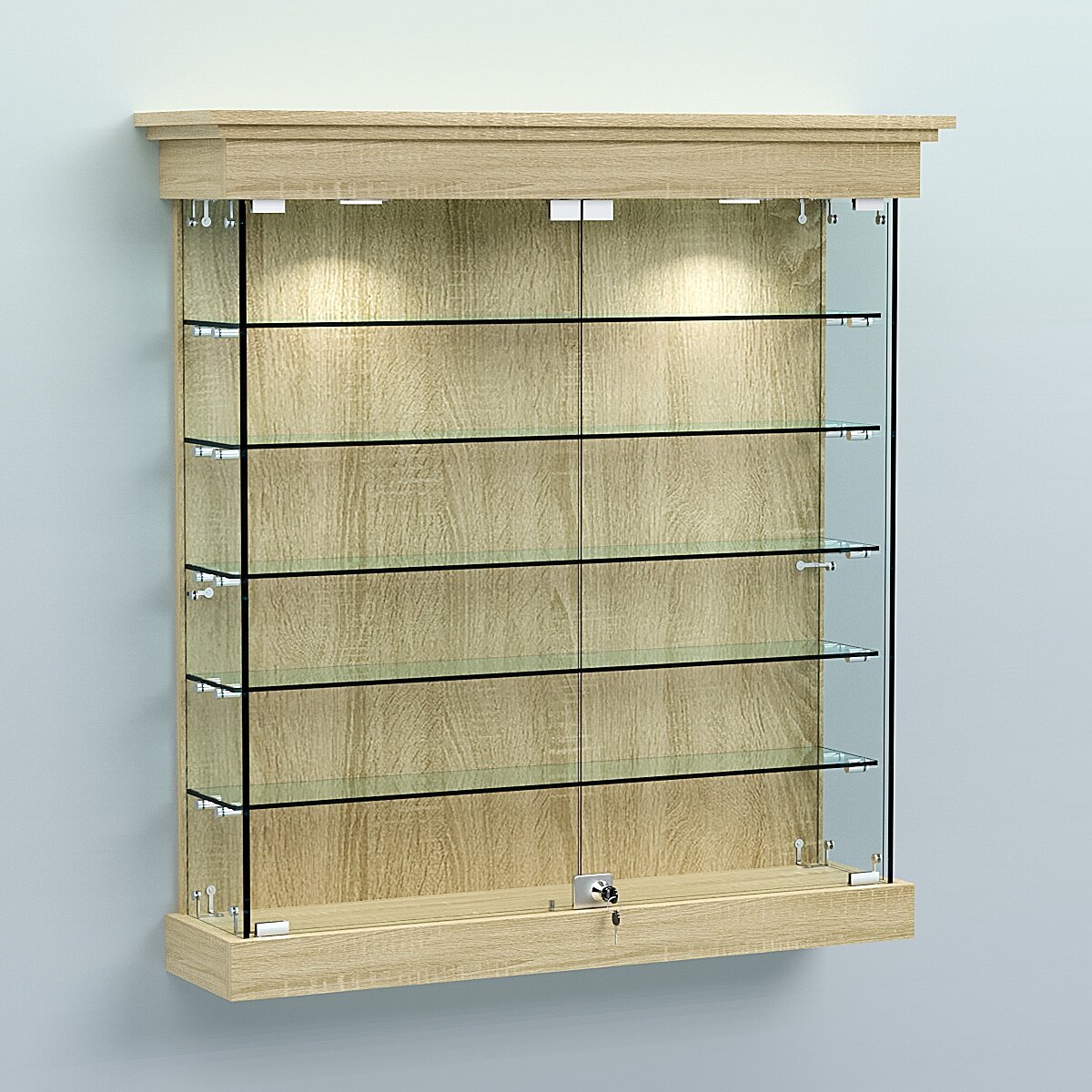 Витрина для музеев "Коллекция" настенная №2-5. Производитель товара - компания ТОБ.