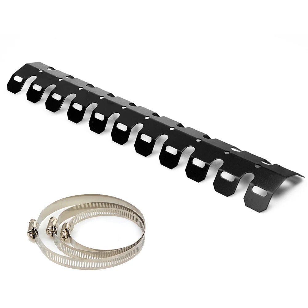 Мотоциклетный глушитель выхлопной трубы тепловой экран Защитная крышка для CR CRF YZF KXF RMZ Кроссовый велосипед MX Мотокросс Эндуро Супермото Черный, Long Black