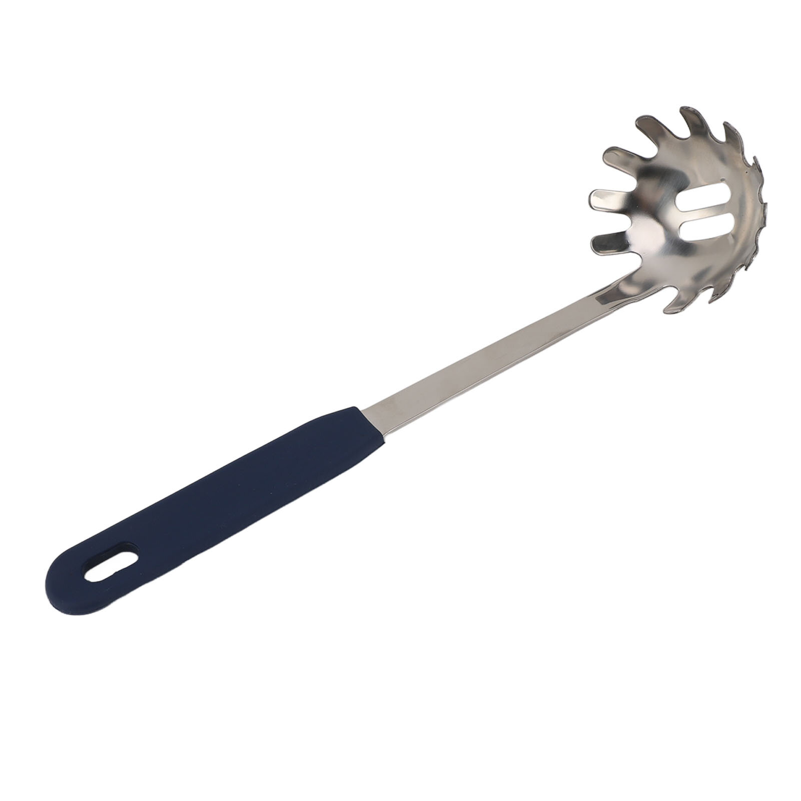 Кухонная лопатка для пасты из нержавеющей стали 304, многофункциональная вилка для пасты с антипригарным покрытием, прочная кухонная конструкция из нержавеющей стали 18/8