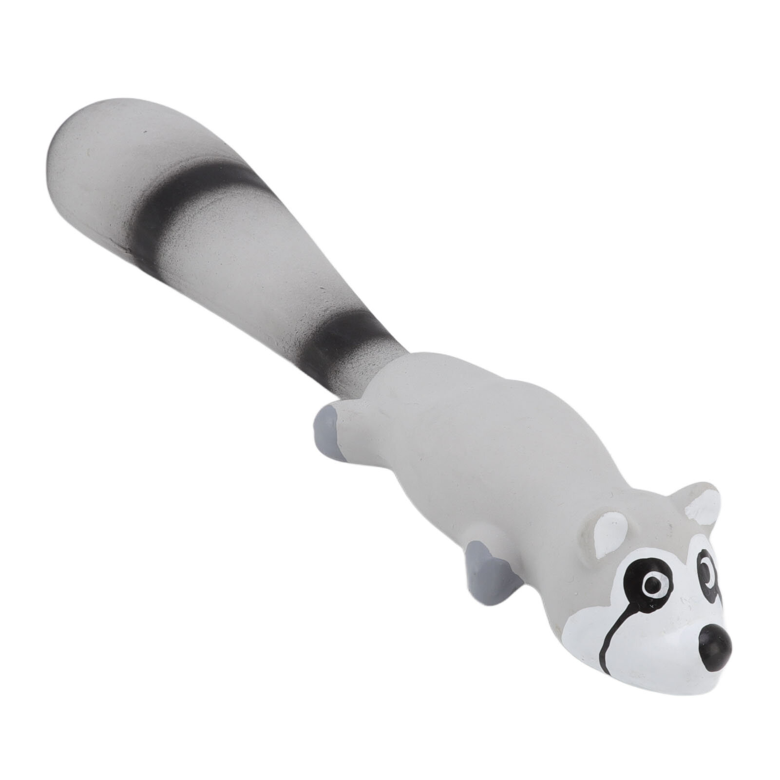 Латексная игрушка для собак с пищалкой, устойчивая к укусам, в форме животного для щенков, черно-белая