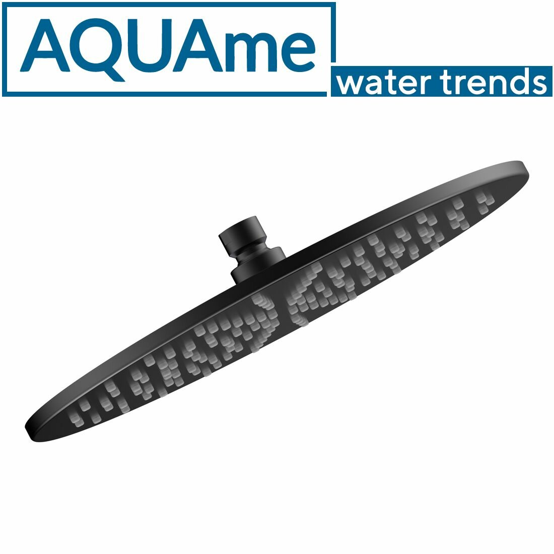 Лейка для тропического душа AQUAme / черный матовый AQM8609MB