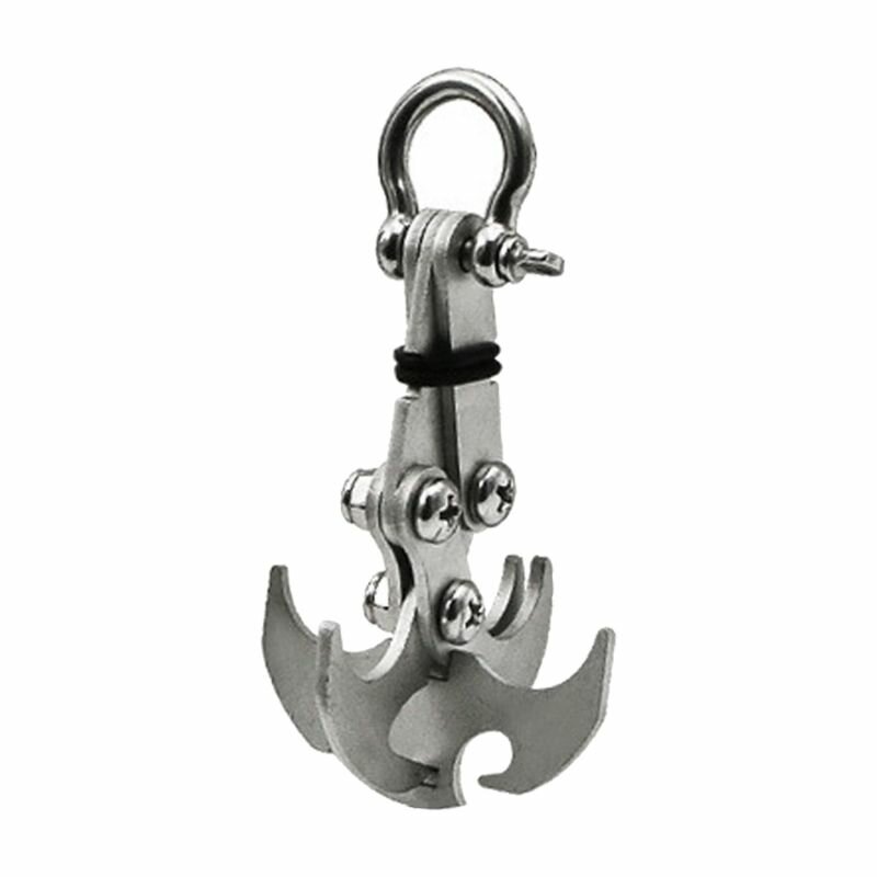 Крюк из нержавеющей стали, карабин с когтями для скалолазания, активного отдыха, путешествий, выживания, инструмент