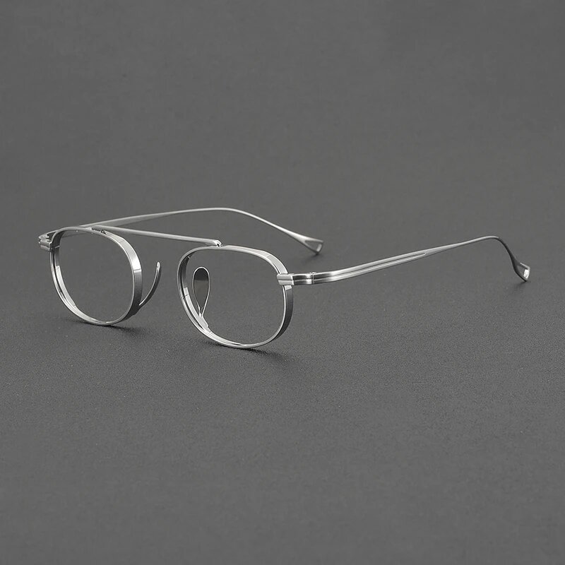 STYLENS Ретро очки из титана KMN9504 C2- Silvery, +100