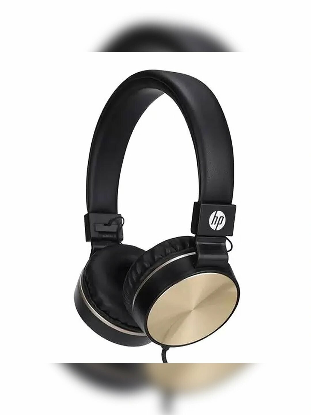 Наушники с микрофоном HP DHH-1206 BK, экокожа, оголовье, чёрный (8YJ97AA_BK)