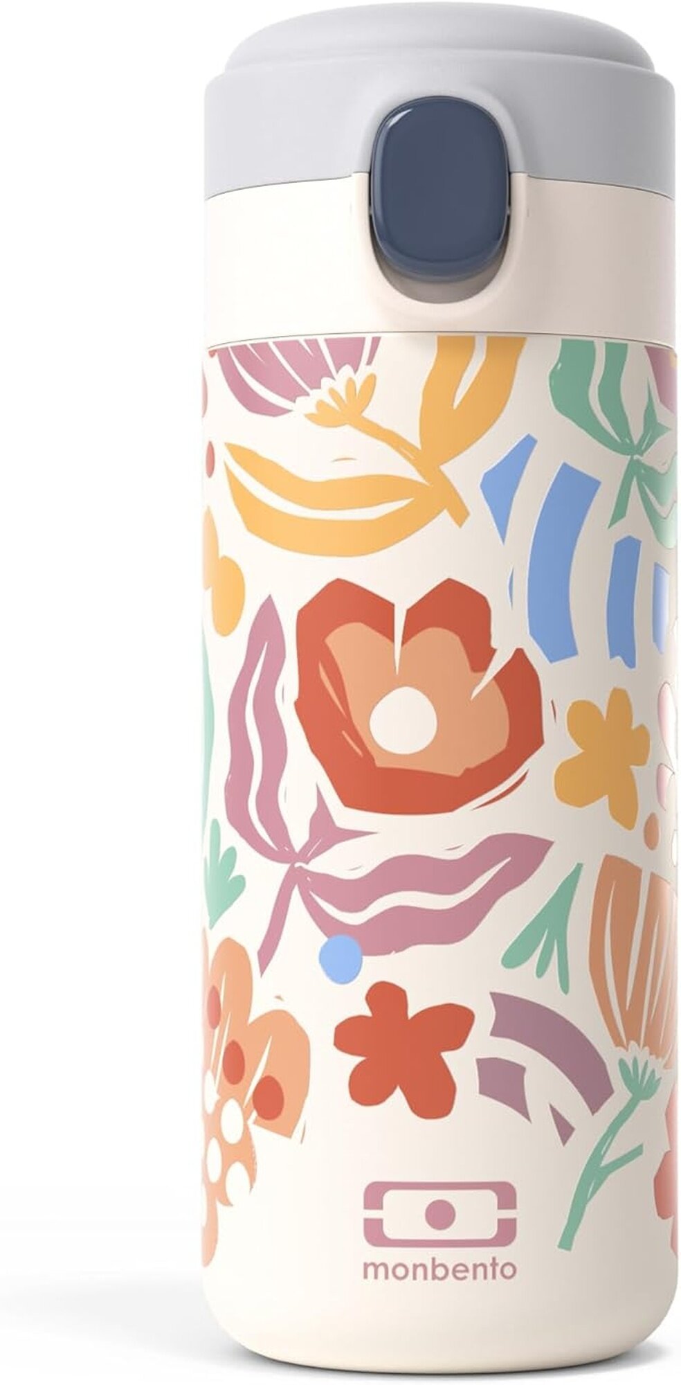 Термобутылка Monbento Pop Graphic Papercut, нержавеющая сталь, 360мл