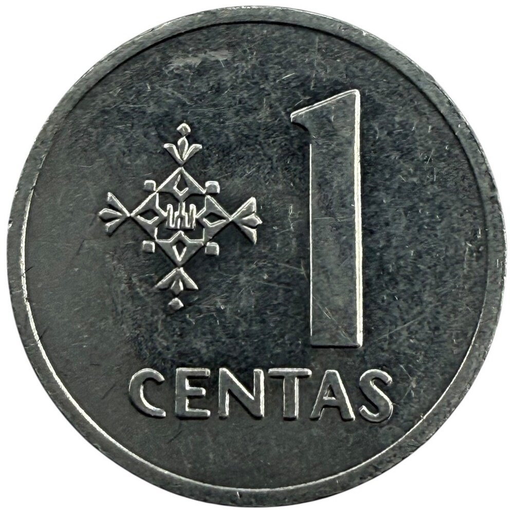 Литва 1 цент 1991 г.