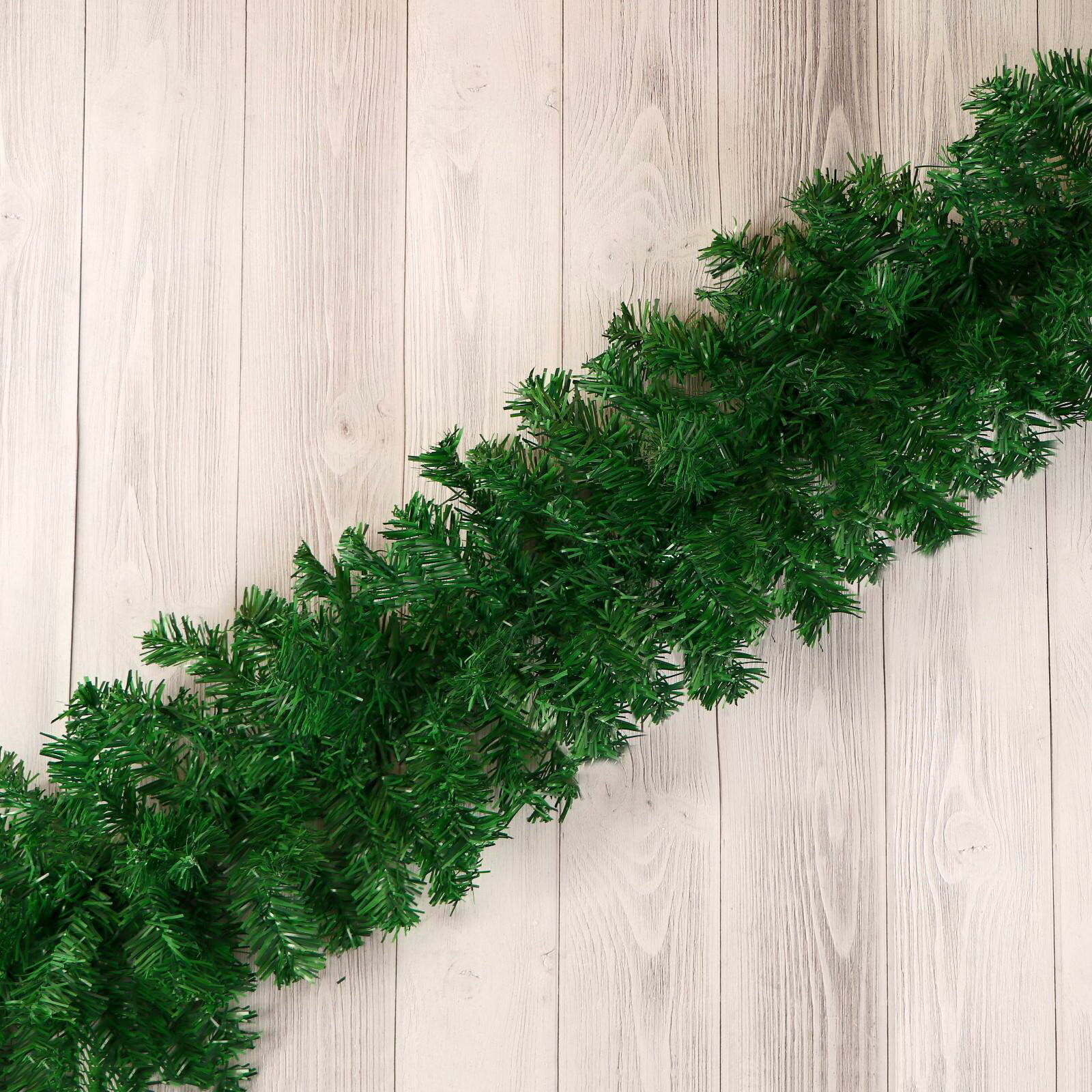 Гирлянда хвойная новогодняя ёлочная, 270 см, d=6 см, 220 веток, 12.5 см