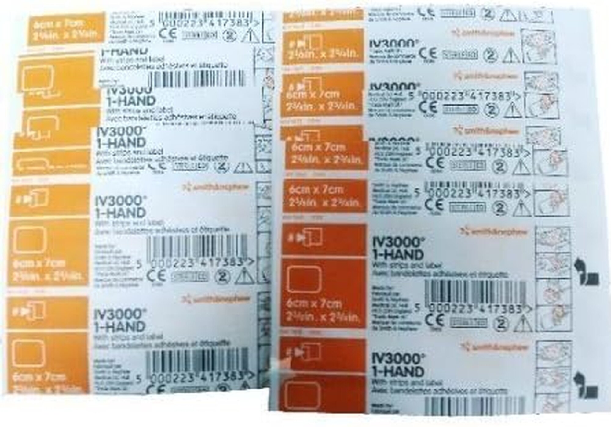 Ручная повязка Smith & Nephew Iv3000 10 повязок 2 3/8" x 6 3/4"