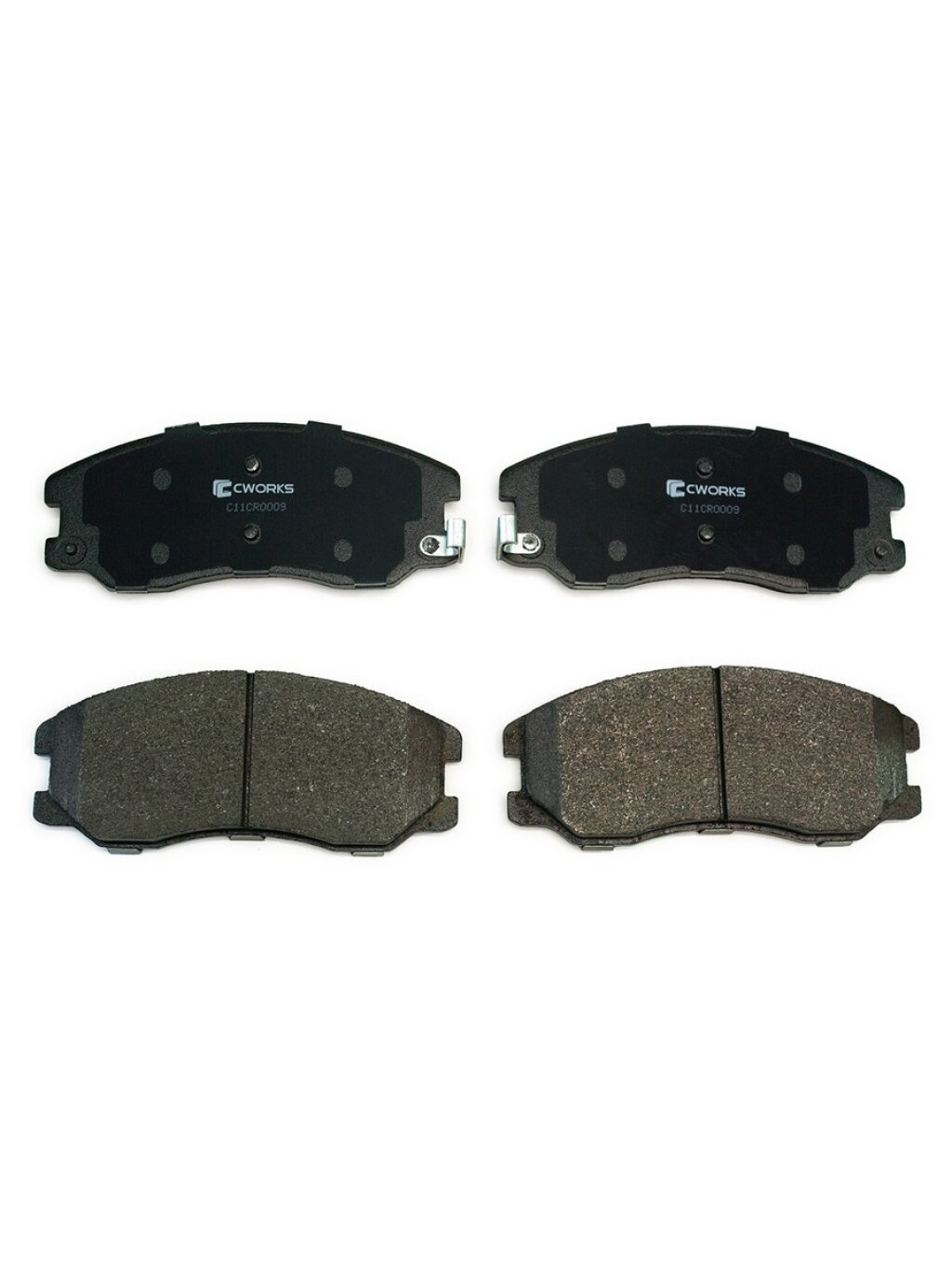 Колодки тормозные дисковые передние (Low Metallic) CWORKS C11CR0009