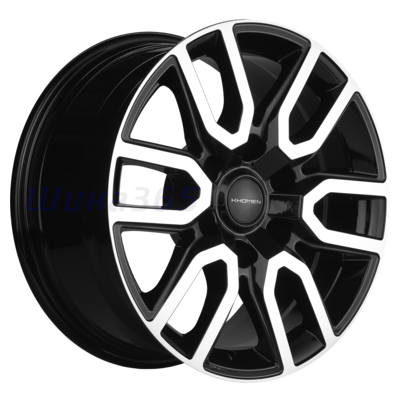 Литой колесный диск Khomen Wheels KHW1723 (Tank 300) 8x17/6x139,7 ET36 D100,1 Black-FP