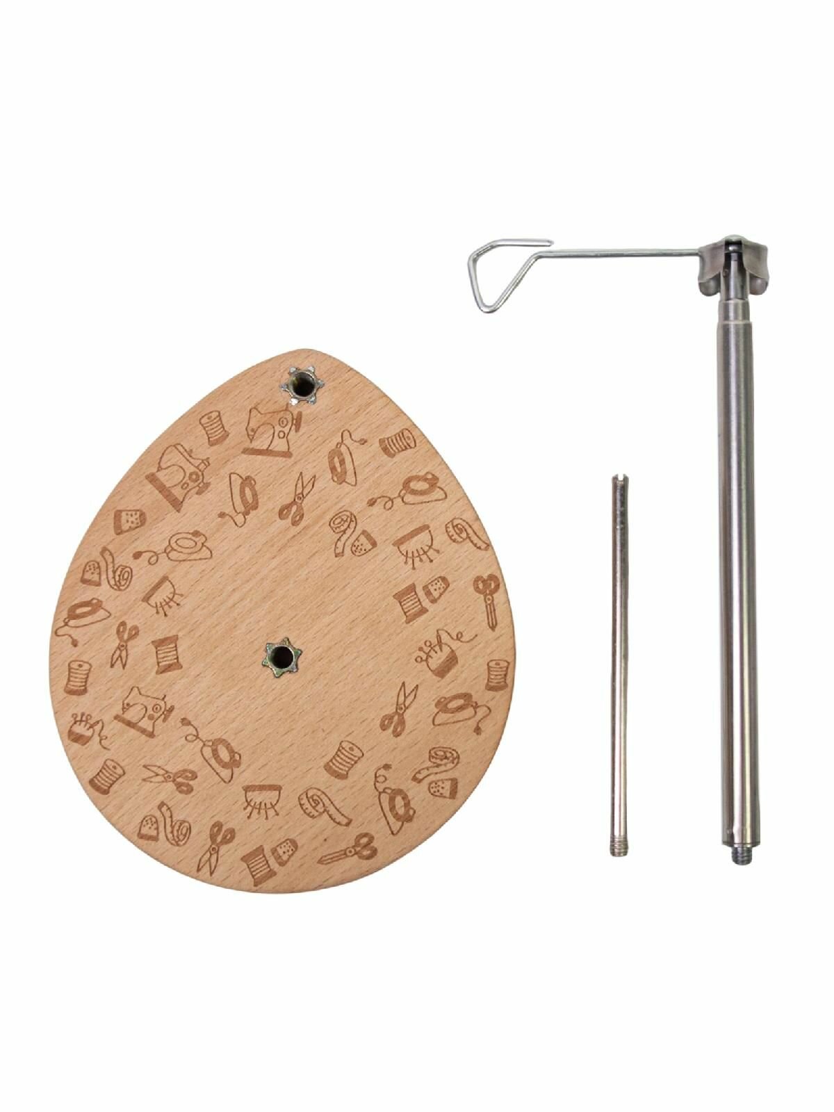 Регулируемый держатель катушки с основанием для швейной машины