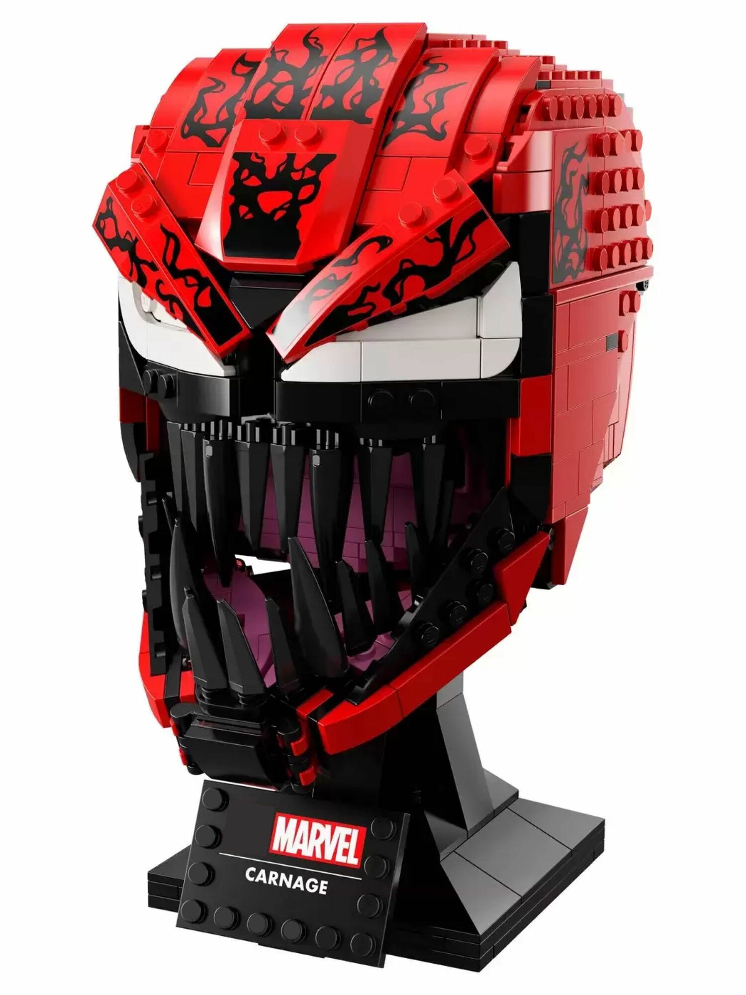 Конструктор Супер герои Маска Карнаж, на подставке, набор, 546 деталей ( набор / подарок для мальчиков и девочек / подарок ребенку)