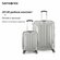 Чемодан Samsonite, 139 л, размер S/L, серебряный