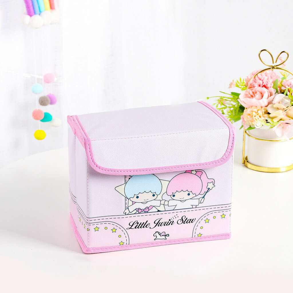 Kuromi cinnamoroll melody pochacco pattern складная коробка для хранения дом офис спальня грифон ремень