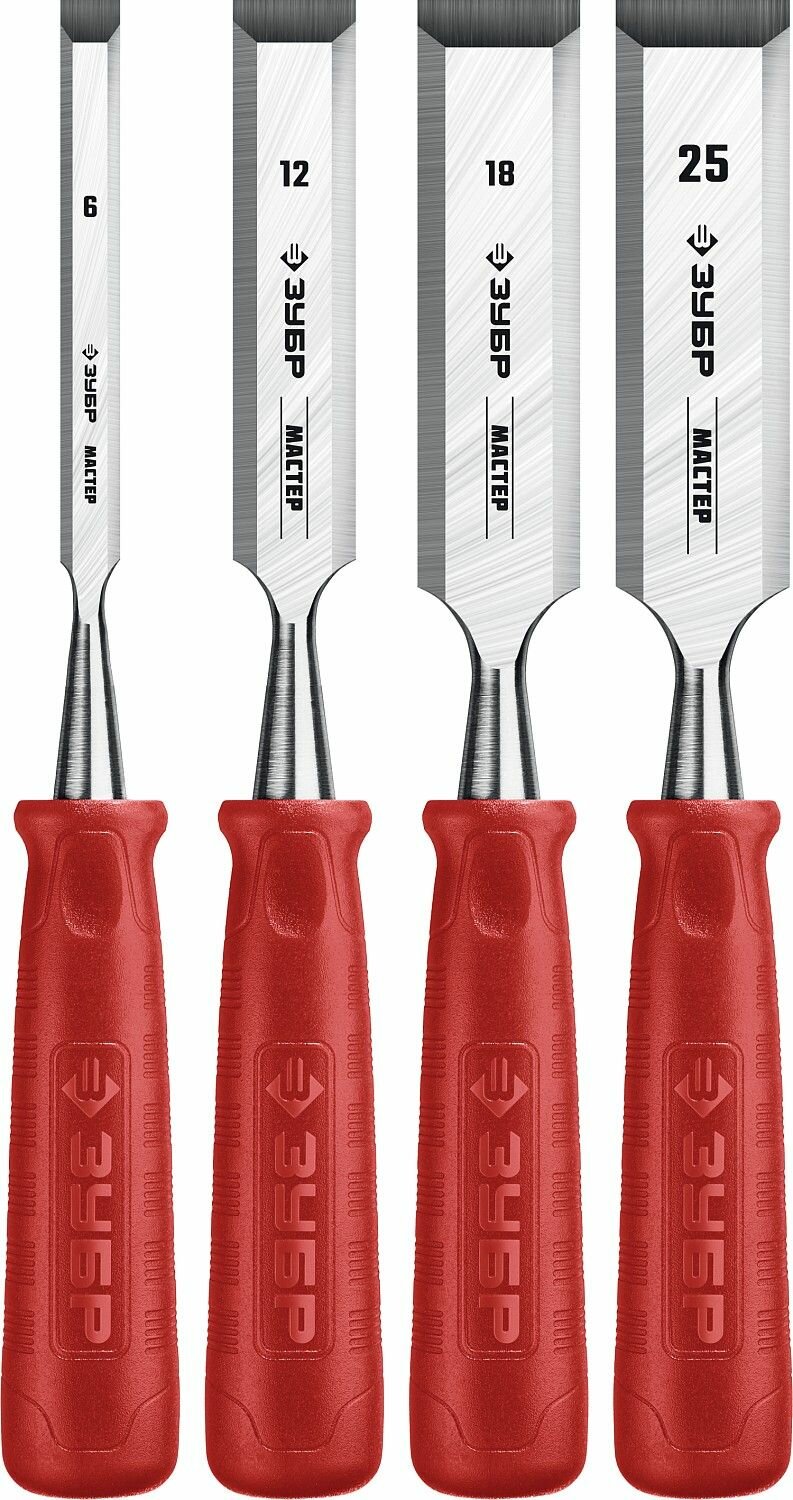 Набор стамесок ЗУБР, 4 штуки 18094-H4_z01