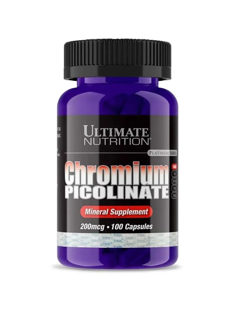 Ultimate Nutrition Chromium Picolinate 200 мкг 100 капсул. США