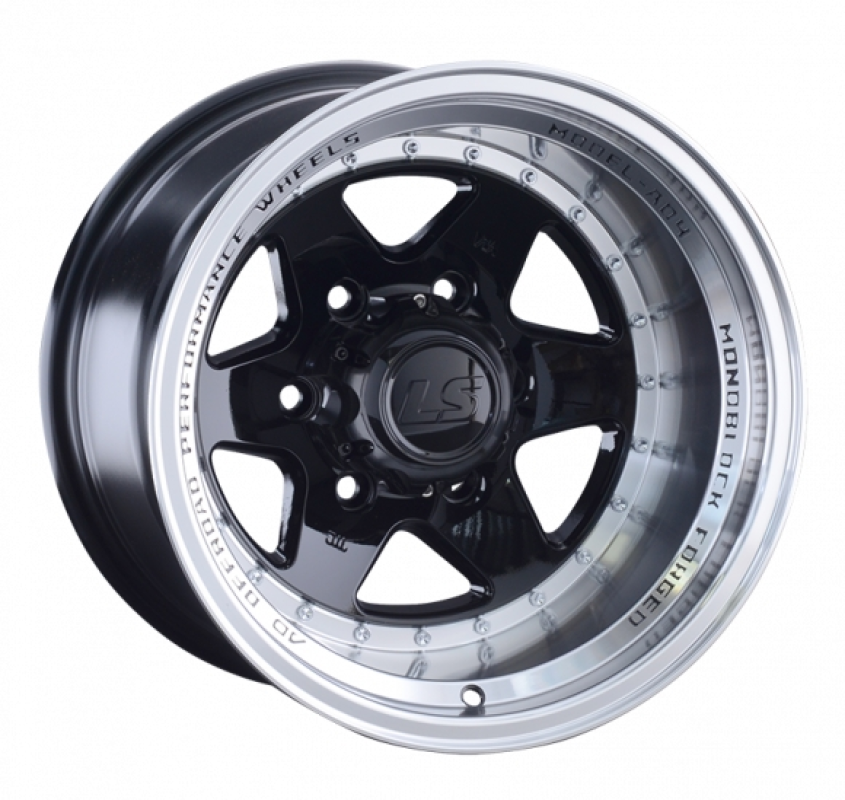 Диск колесный LS Wheels 879 10,0x15 6x139,7 Dia106.1 ET-44 цвет BKL