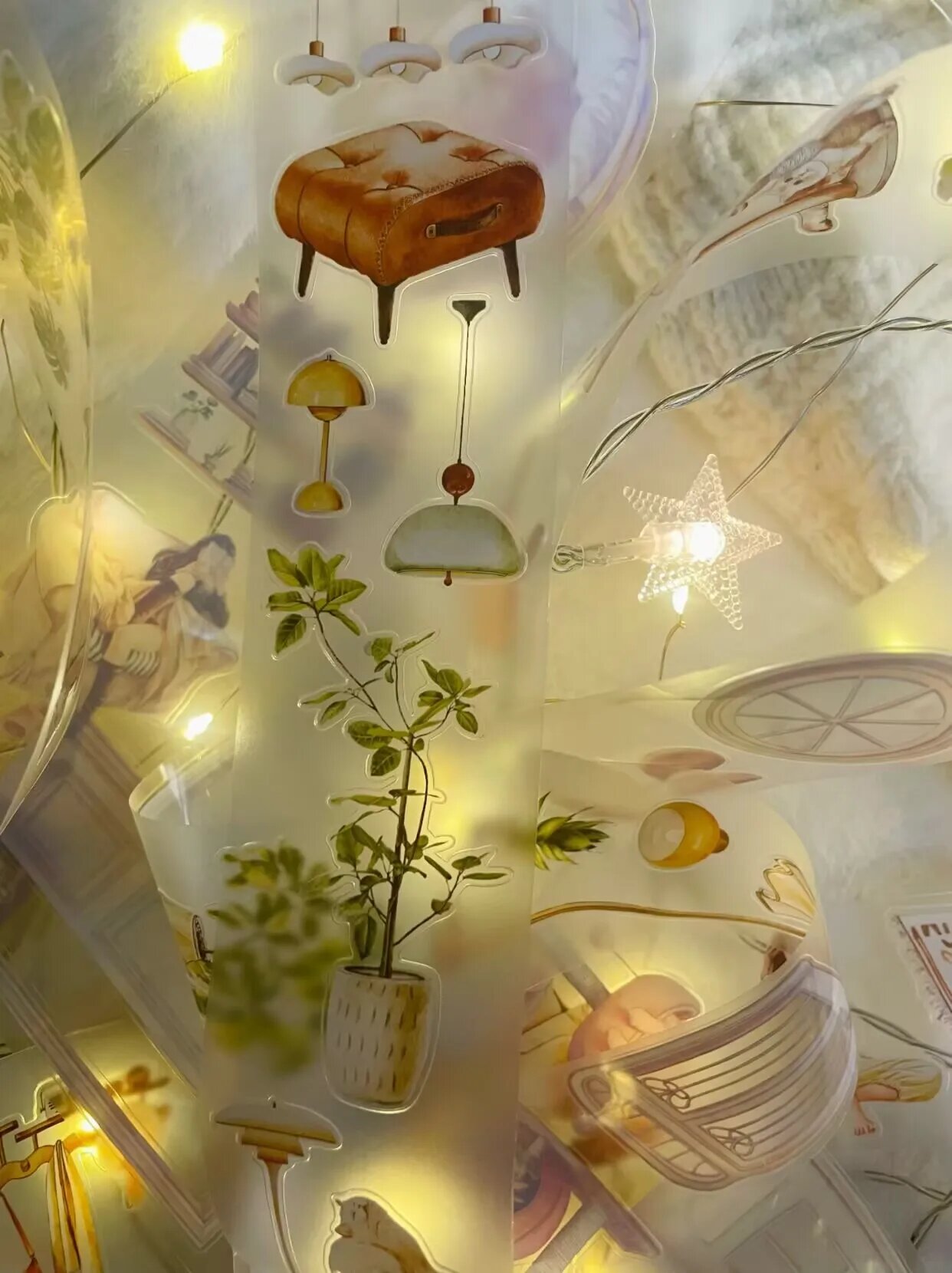 Декоративная лента васи matte PET