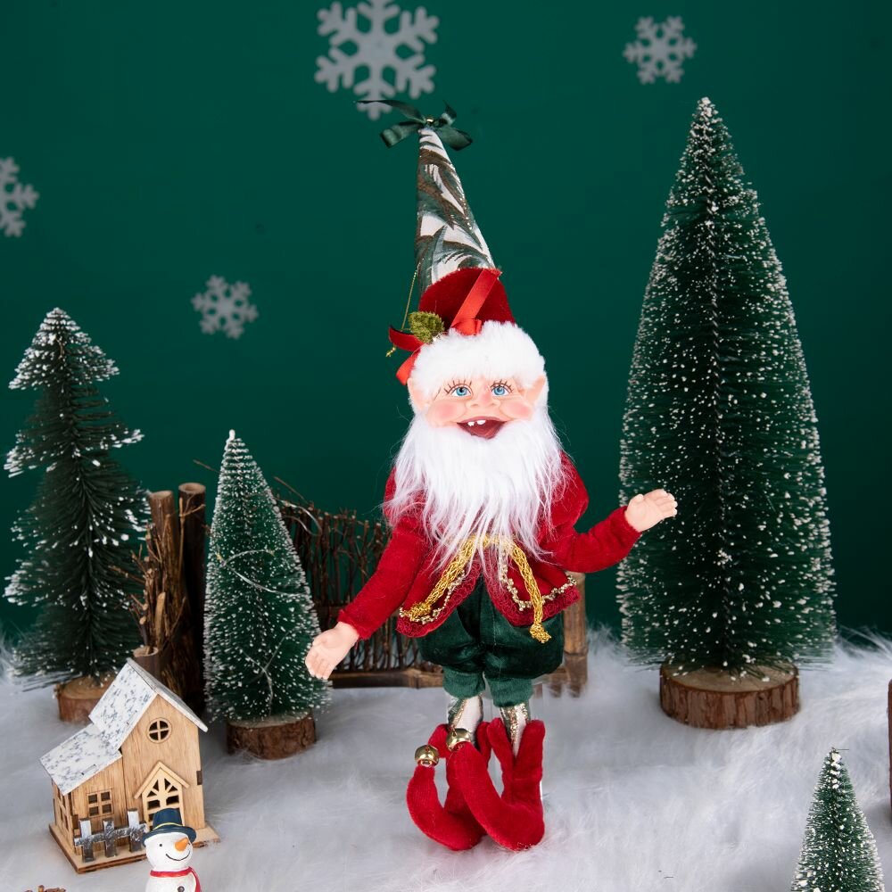 Рождественские мальчик эльфы 40 см кукла новогодняя