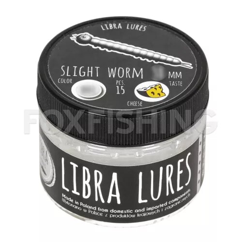 Силиконовая приманка Libra Lures Slight Worm 38 017 Сыр 3.8см. 15шт.