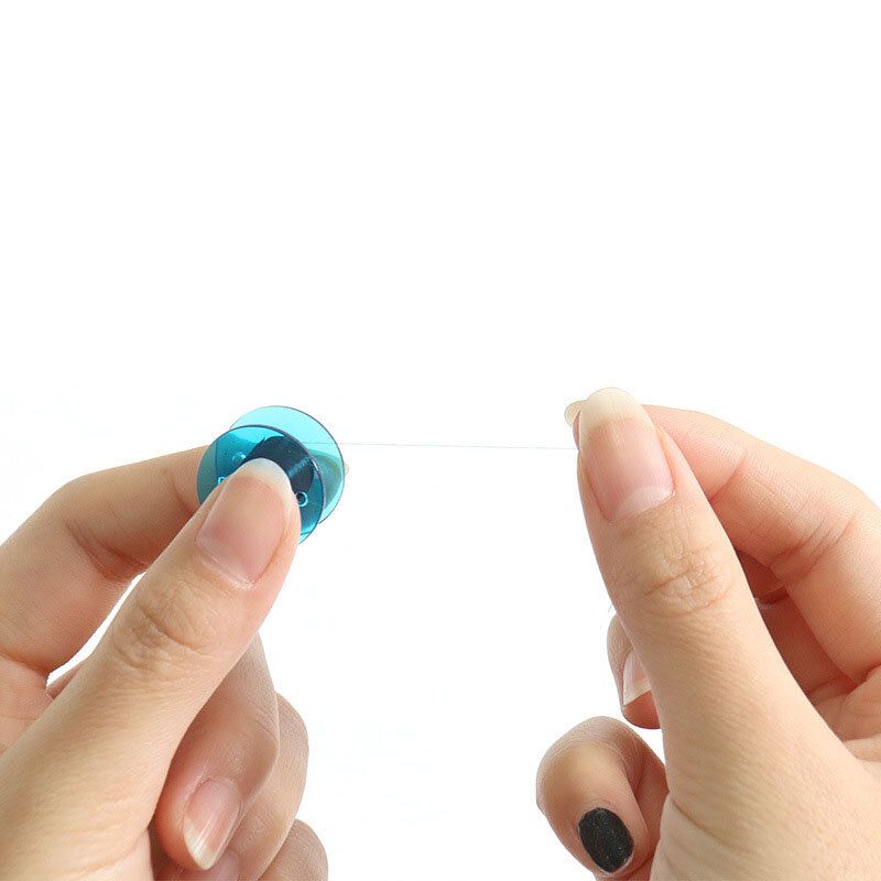 Невидимая леска для фокусов - Высококачественная чёрная невидимая леска для фокуса с колибри - ПВХ леска длиной 50 см для фокусов крупным планом