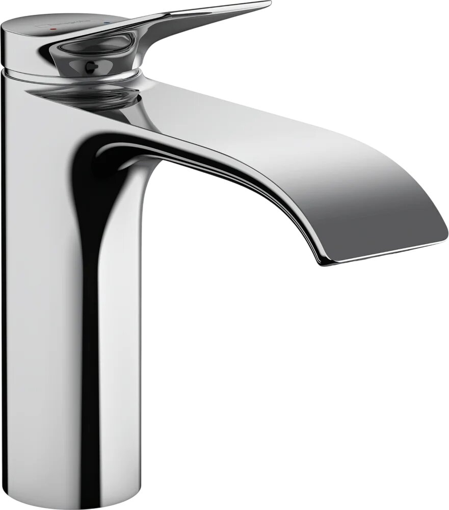 Смеситель для раковины Hansgrohe Vivenis 110 Vivenis 110 75022000 хром, глянцевый, кран для ванной в раковину, из латуни, рычажный, с керамическим картриджем
