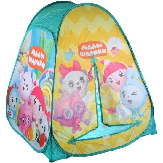Детская игровая палатка Играем Вместе GFA-MSH01-R Малышарики 81х90х81см