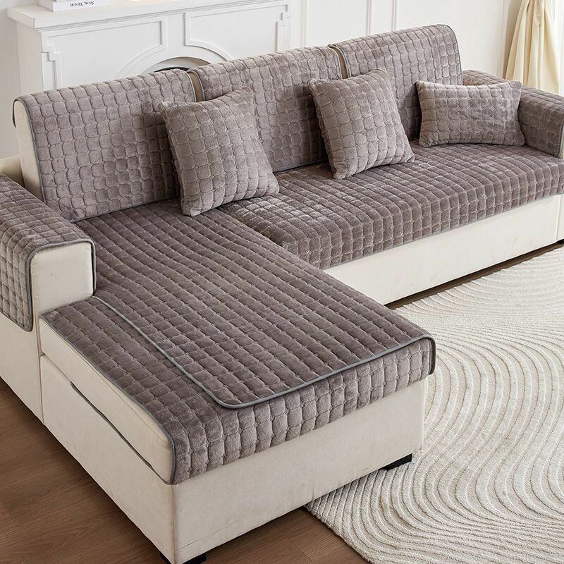 Мягкий чехол для дивана, диванная подушка, нескользящая ткань four seasons