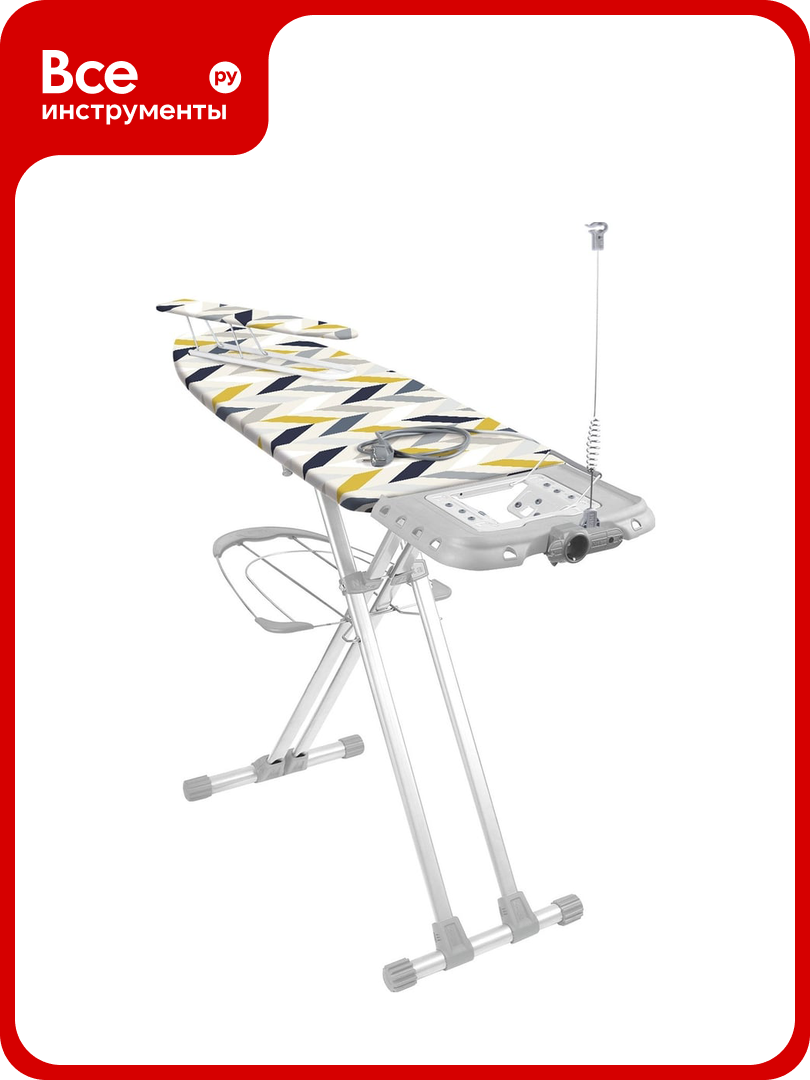 Гладильная доска Nika валенсия 1 НВ1 НВ1/26, регулируемая высота, для комфортной глажки одежды и белья