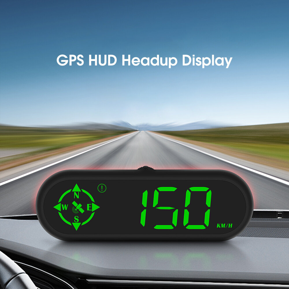 Hud Auto Head Up Display Автомобильный цифровой спидометр для автомобилей Датчики на бортовом компьютере Автомобильный цифровой измеритель скорости Универсальный HUD с GPS USB