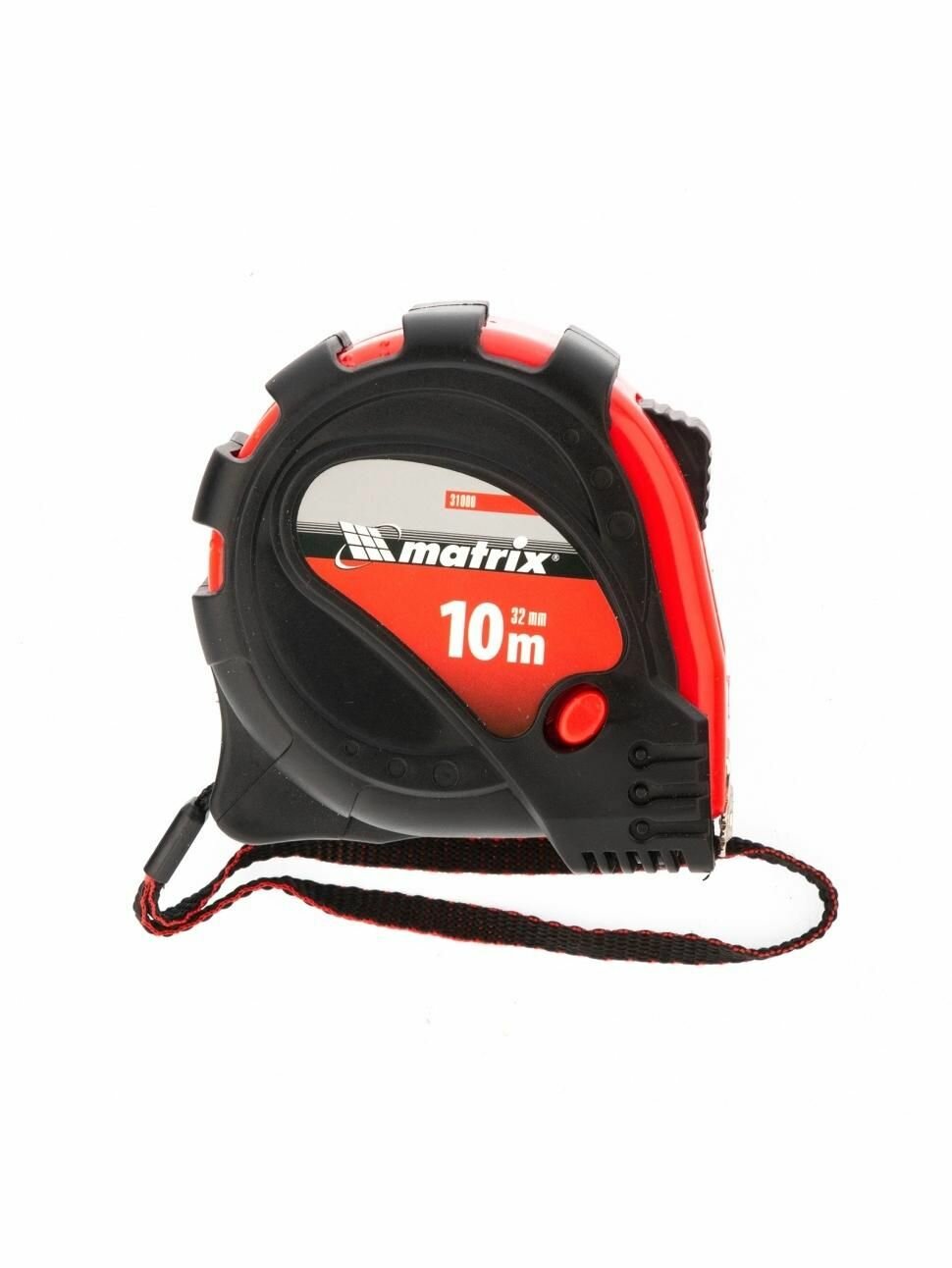 Рулетка Status Magnet 3 fixations, 10 м х 32 мм, обрезиненный корпус, зацеп с магнитом Matrix 31000