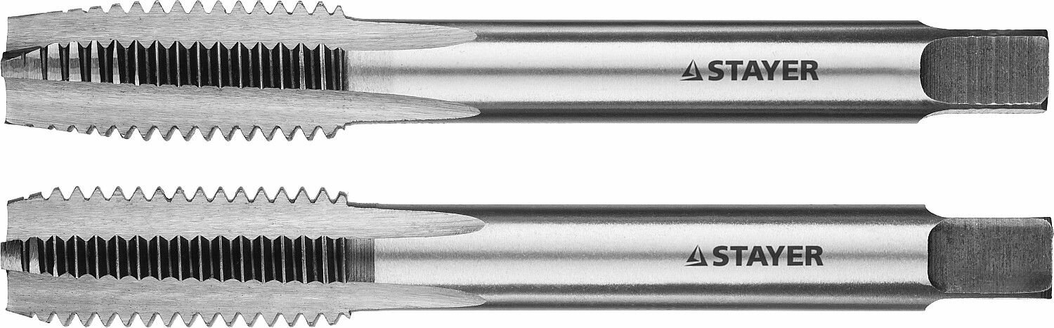 Комплект метчиков STAYER M12 x 1.5, 2 шт, набор для резьбовых работ 28025-12-1.5-H2