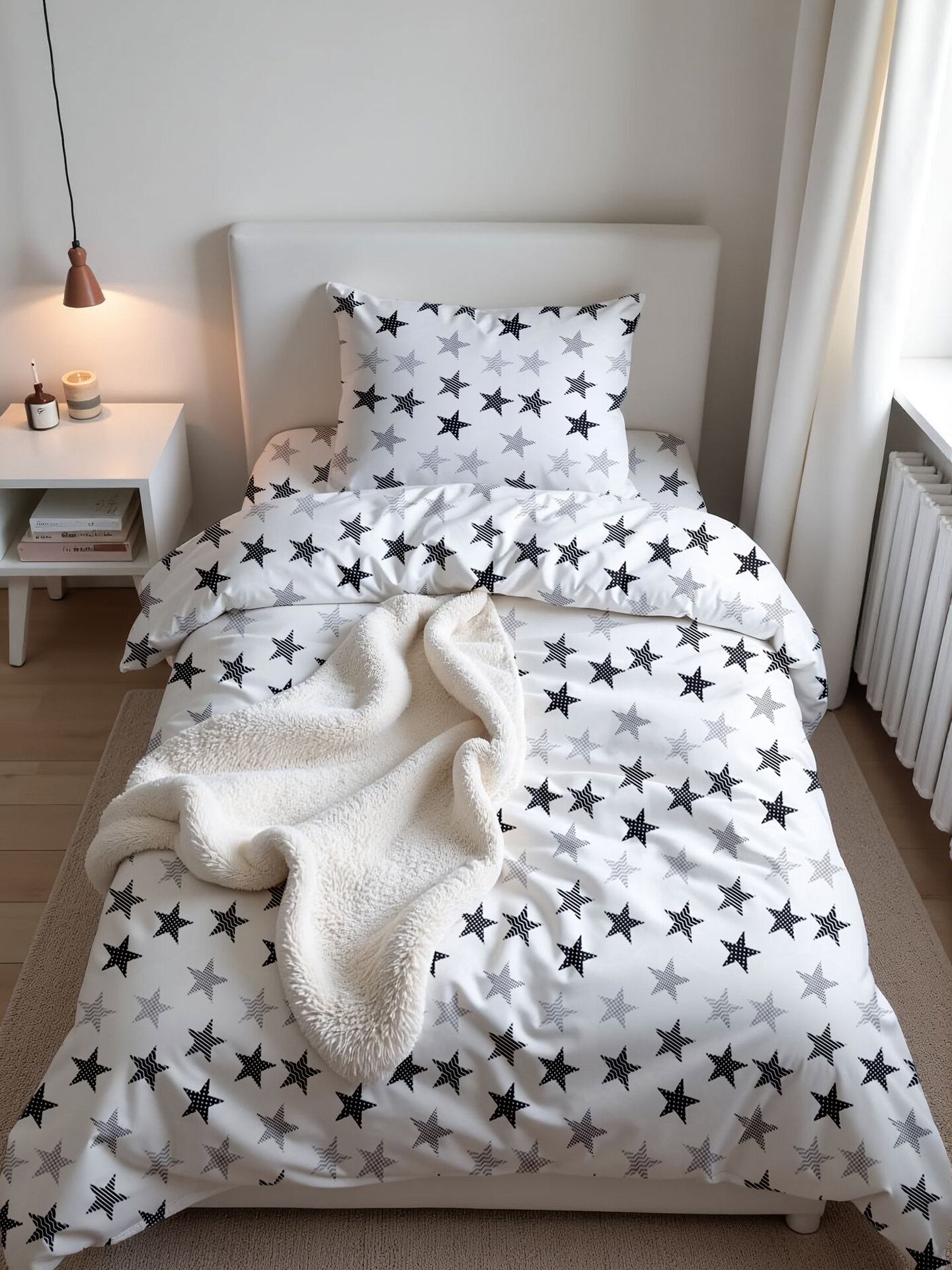 Детское постельное белье Сонный Гномик "Звезды", 100% Хлопок, 160x80 368/5