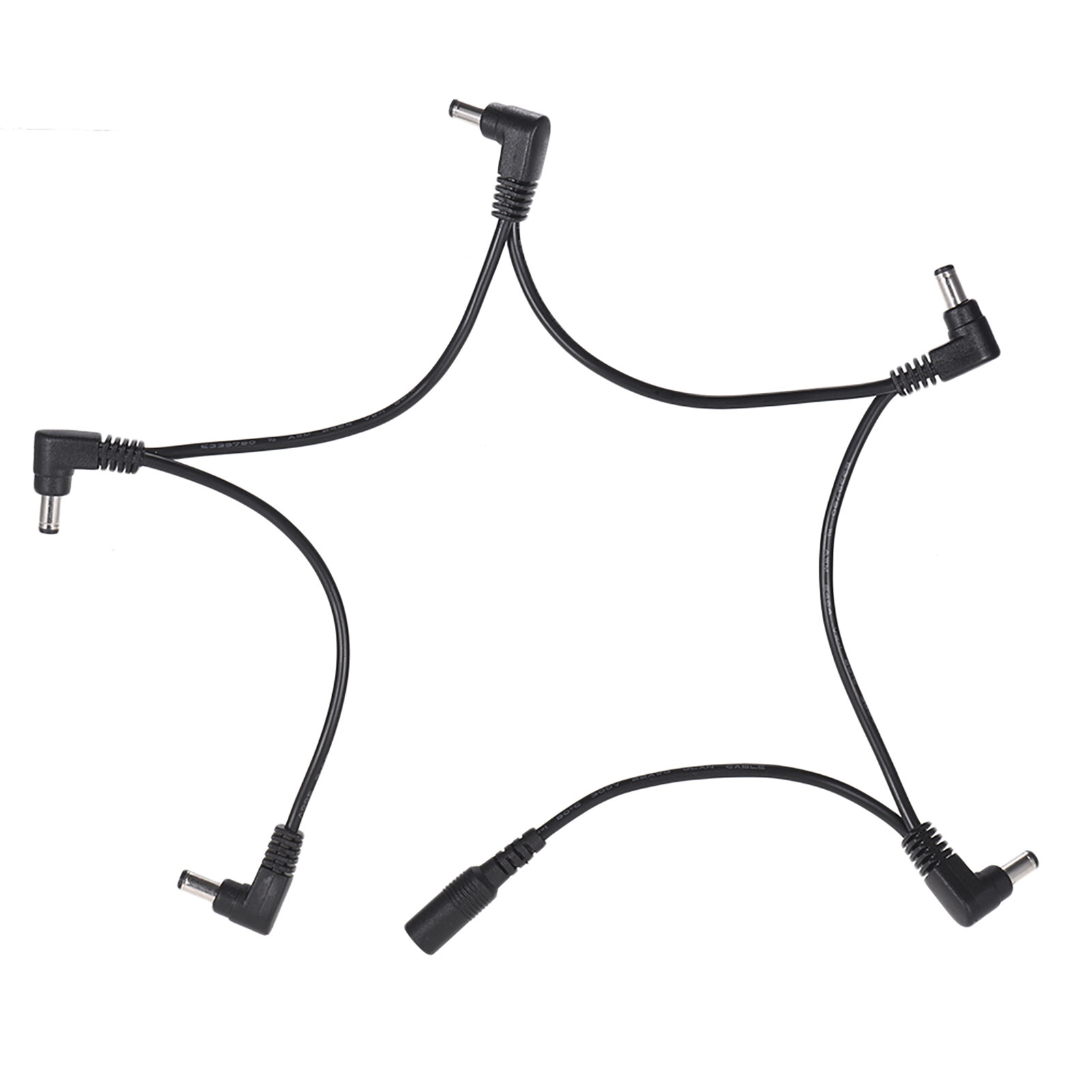 Разветвитель для кабеля питания гитарных эффектов JOYO CM-24, 5-контактное последовательное подключение для бас-гитар DC 9V