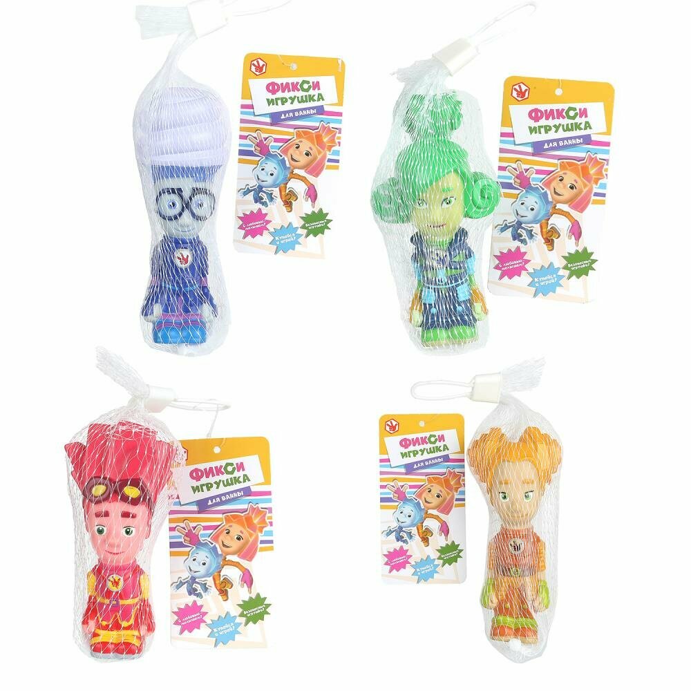 Игрушка пластизоль для ванны "Фиксики" Играем Вместе LXST23-26R (96)