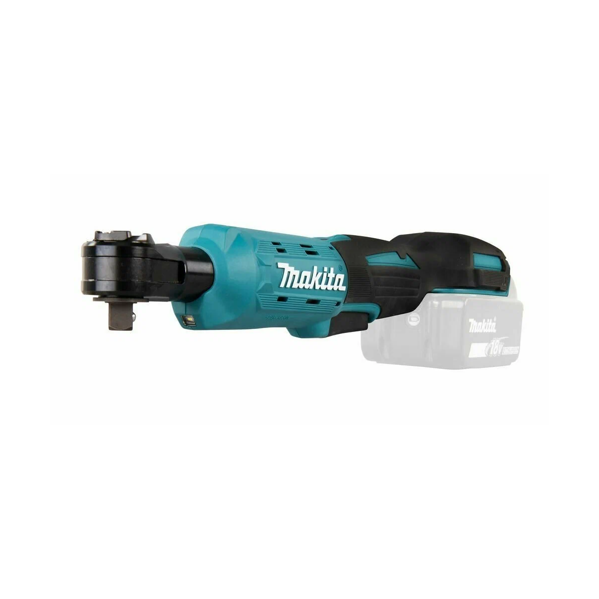 Аккумуляторный ударный гайковерт с трещоткой MAKITA DWR180Z LXT 18В, 3/8" и 1/4", 47,5 Нм (без акб и з/у)