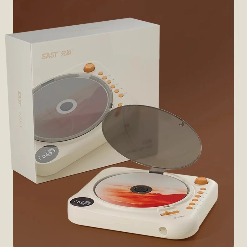 HIFI аудиофильский CD-плеер Bluetooth 5.0 двунаправленный USB AUX музыкальный плеер без потерь перезаряжаемый HD звук встроенный аккумулятор